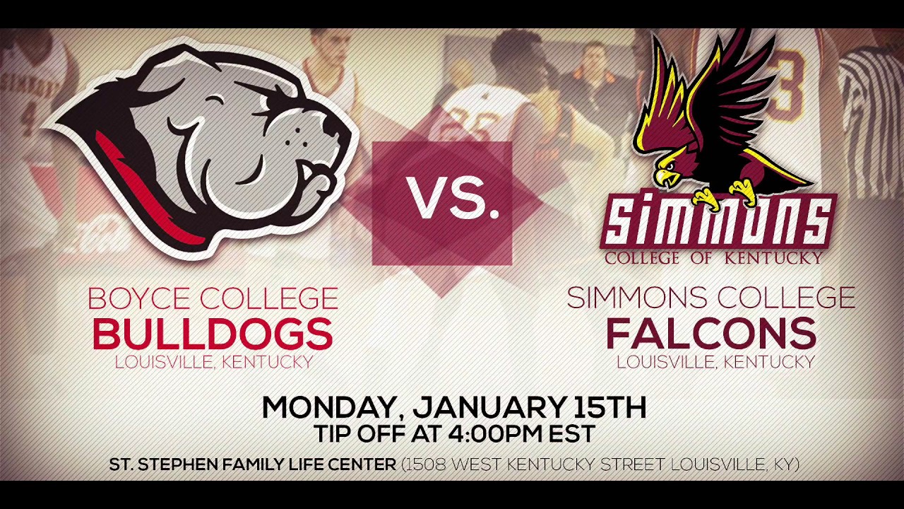 Simmons Falcons vs Boyce Bulldogs Mon Jan 15th @ 4pm - YouTube