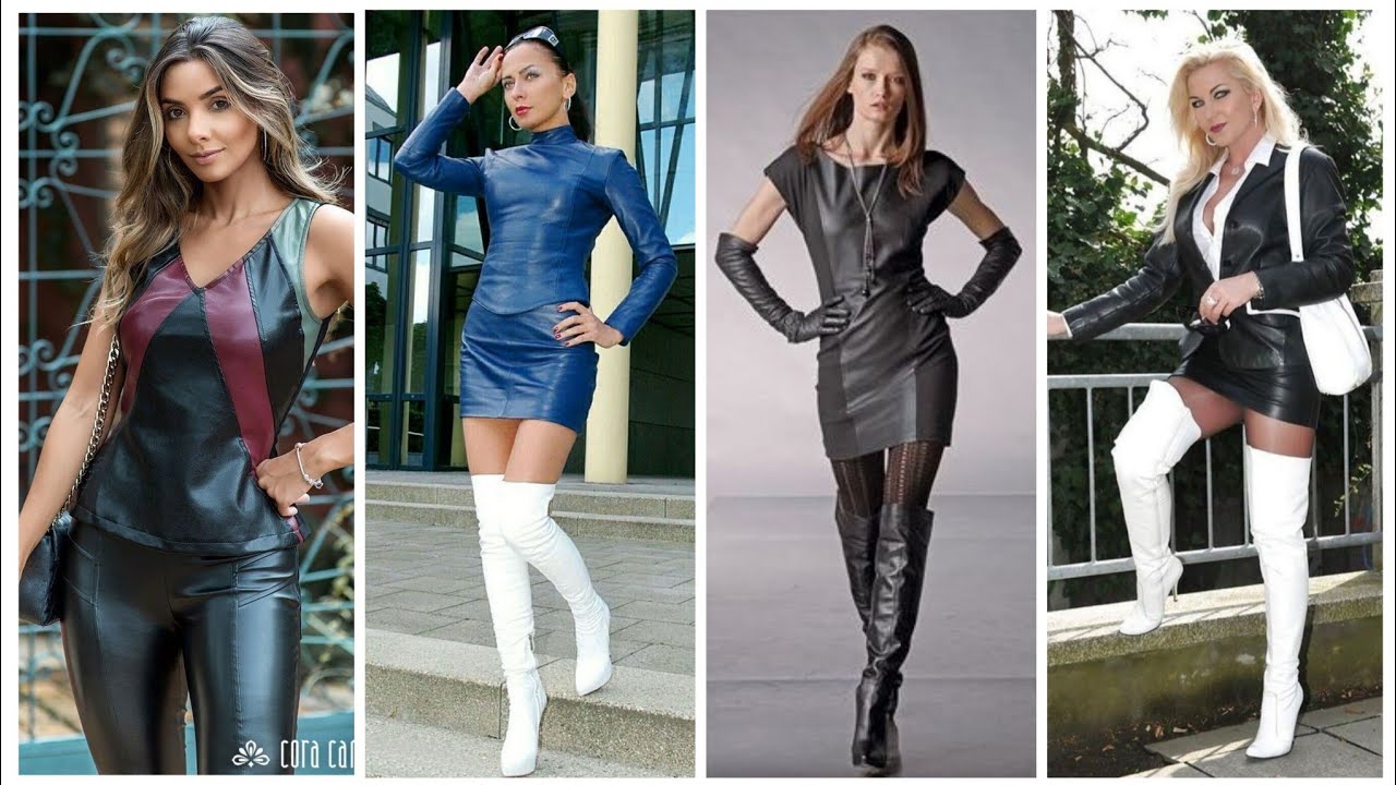 ever unique and seasonal collection of leather beautiful dresses for ...