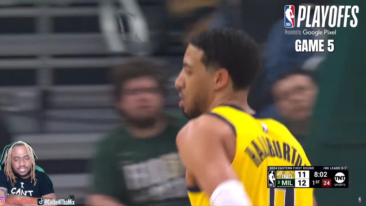WIN OR GO HOME!! #6 PACERS at #3 BUCKS | FULL GAME 5 HIGHLIGHTS | April ...