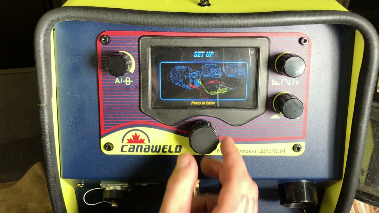 Multiprocess Welding Machine, MIG-TIG-STICK Welder, Synergistic, LCD ...