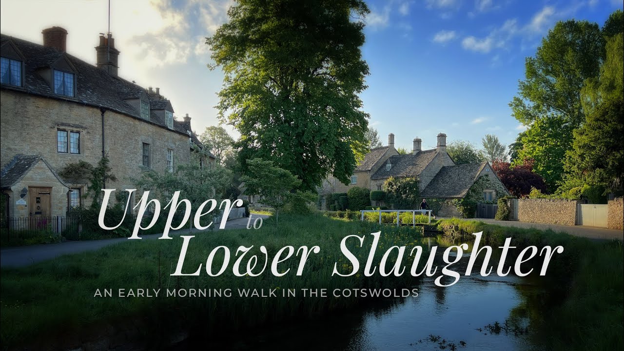 Beautiful Cotswold villages. A walk from Upper to Lower Slaughter ...