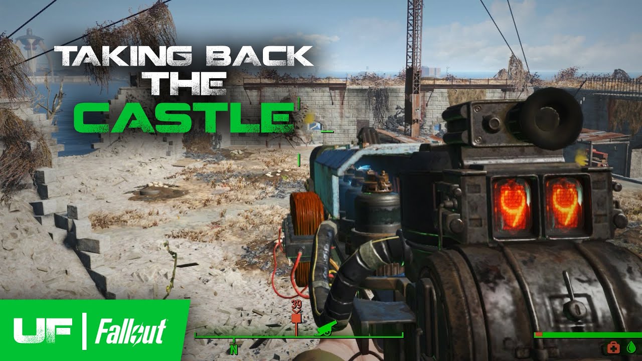 Taking back The Castle from the Mirelurk Queen - Fallout 4 GAMEPLAY ...