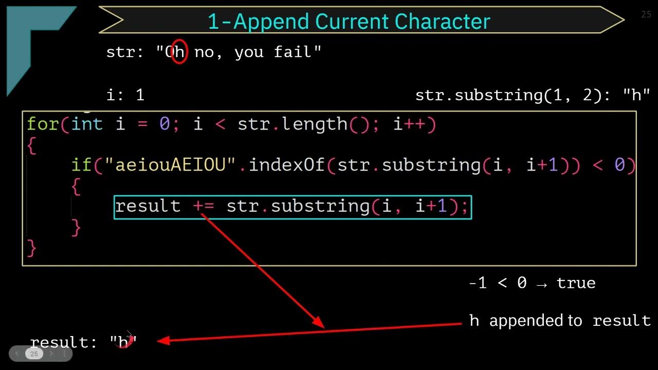 String Traversal - YouTube