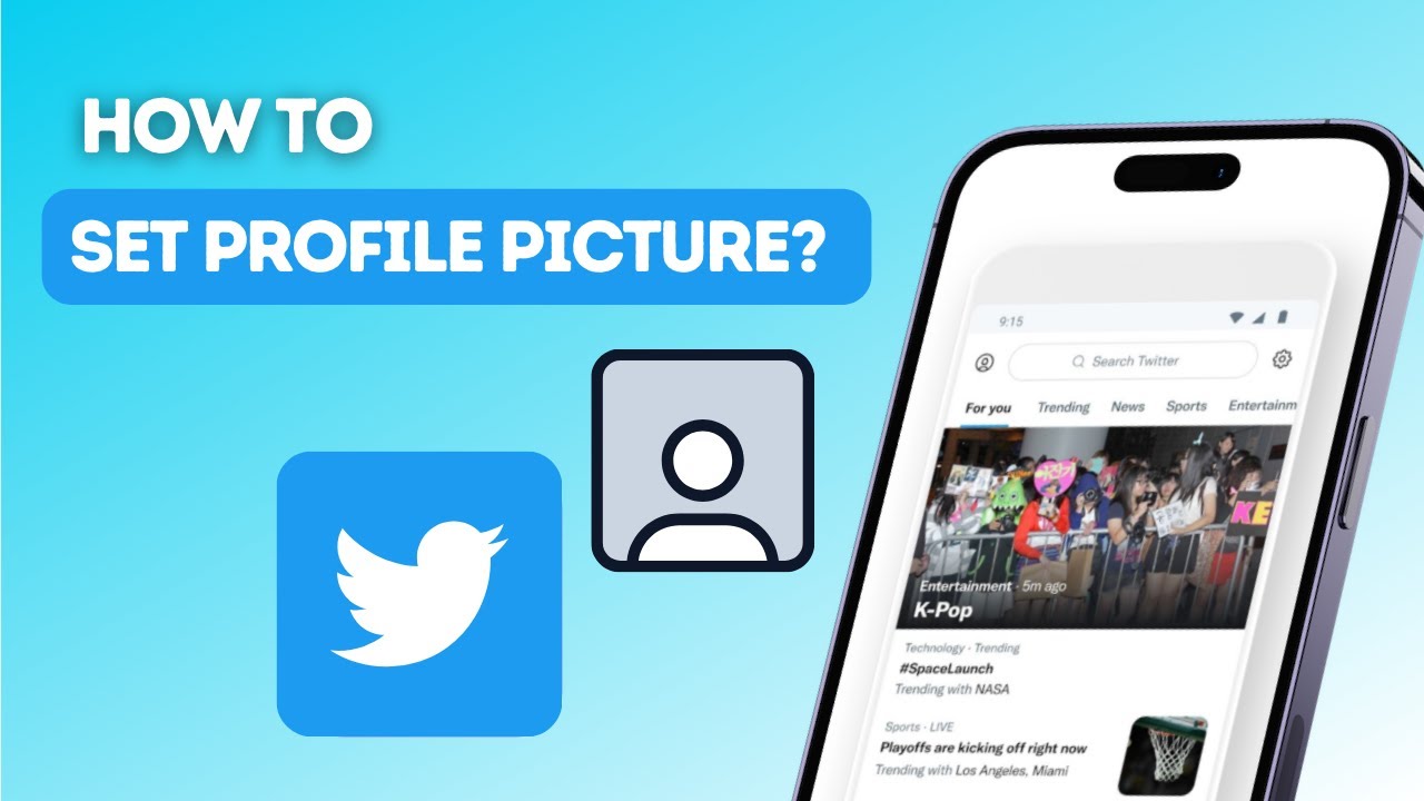 How to set your profile picture on Twitter? - YouTube