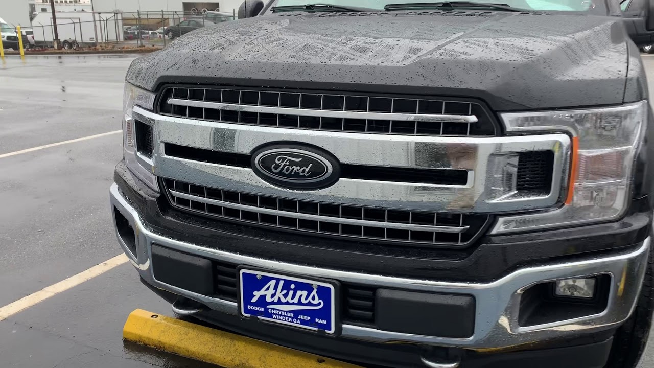 Custom Painted Ford Emblems Logo Grille Tailgate Black 2019 Akins Ford ...