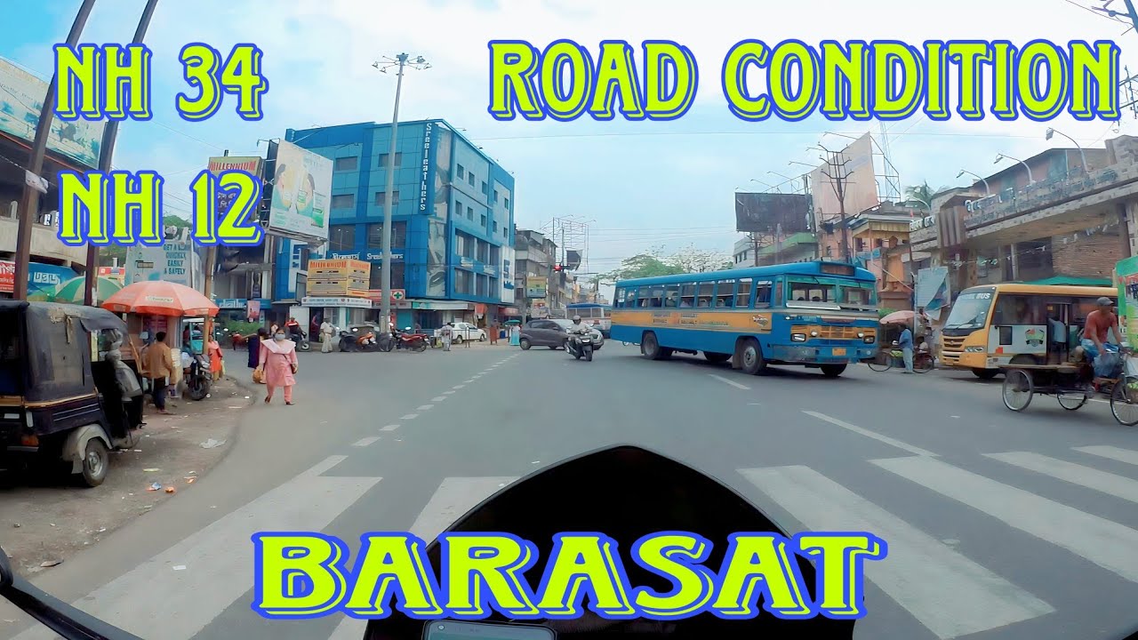 Barasat NH 34 Road condition - YouTube