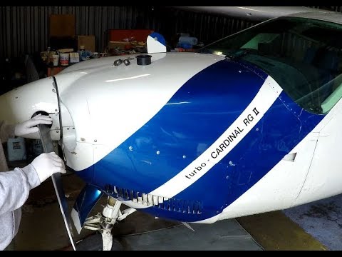 Removing the cowling from a Cessna 177RG - YouTube