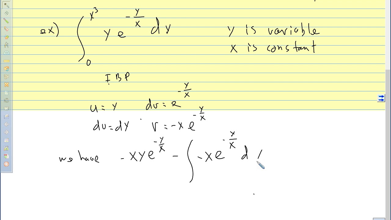 Calc III 2014 14.1 Iterated Integrals - YouTube