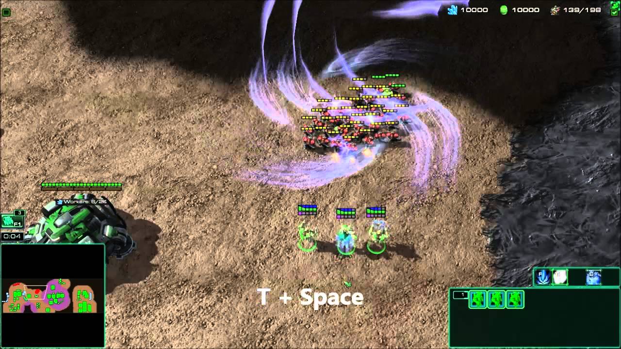 StarCraft II Advanced: Smart target example: Psi Storm - YouTube