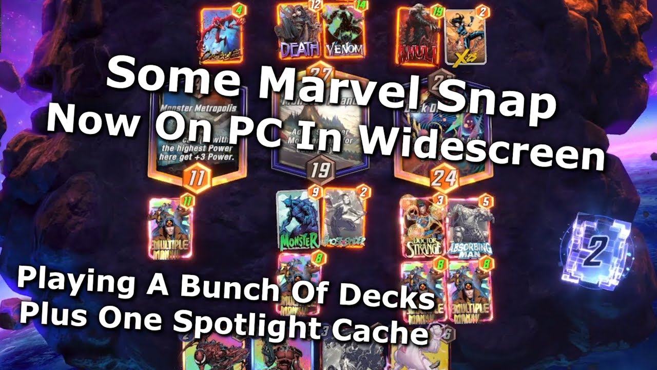 Some Marvel Snap, Now On PC In Widescreen - YouTube
