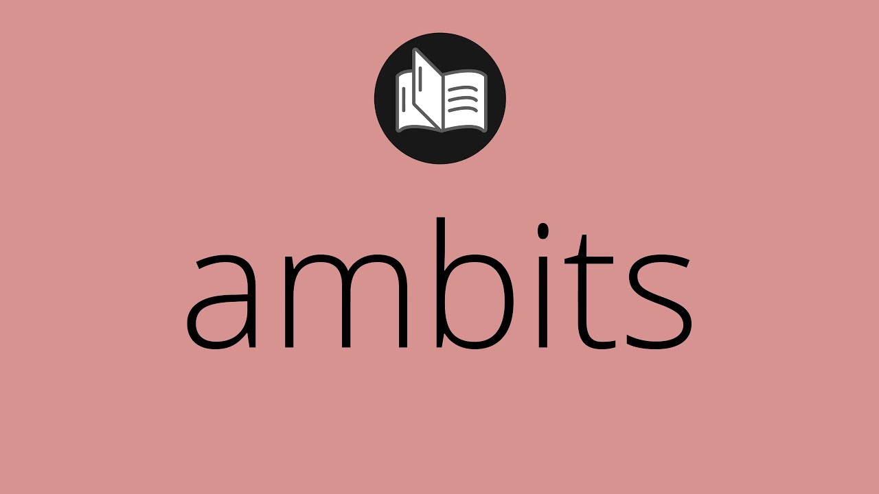 What AMBITS means • Meaning of AMBITS • ambits MEANING • ambits ...