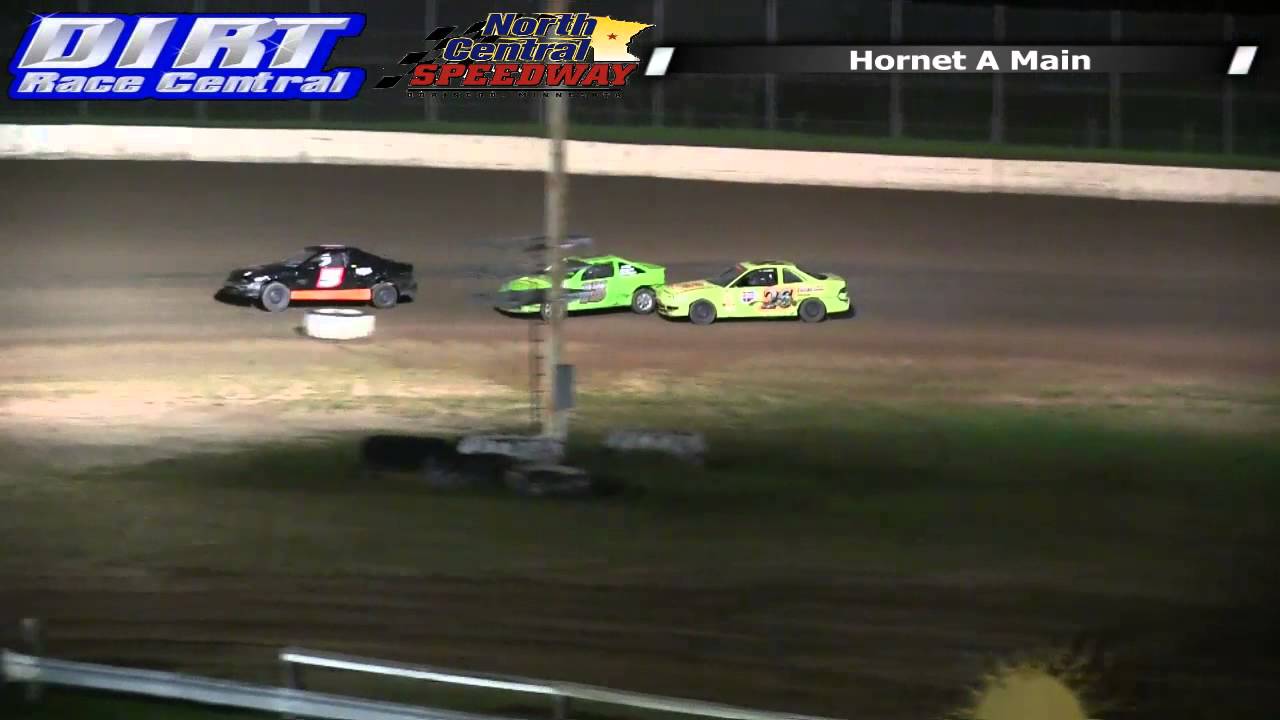 North Central Speedway 8 23 14 Hornet Races - YouTube