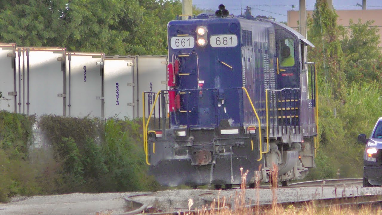 1950's Era Diesel Locomotive In Modern Freight Service - Post Christmas ...