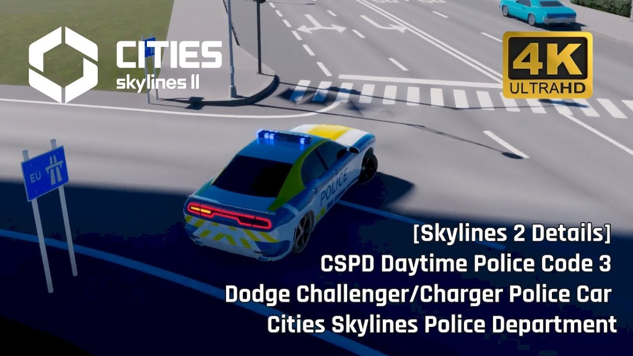 [Skylines 2 Details] CSPD Dodge Challenger/Charge Police Car Daytime ...