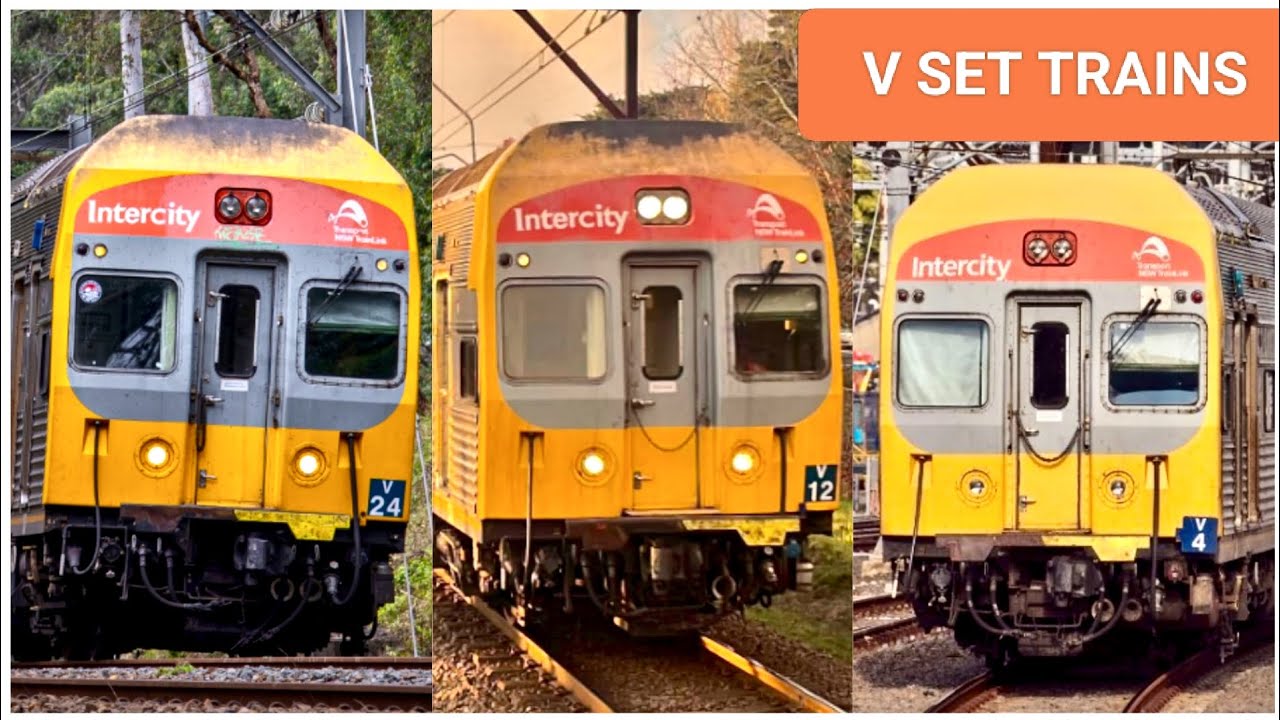 Australia’s iconic Intercity train | The Legendary V Set Trains ...