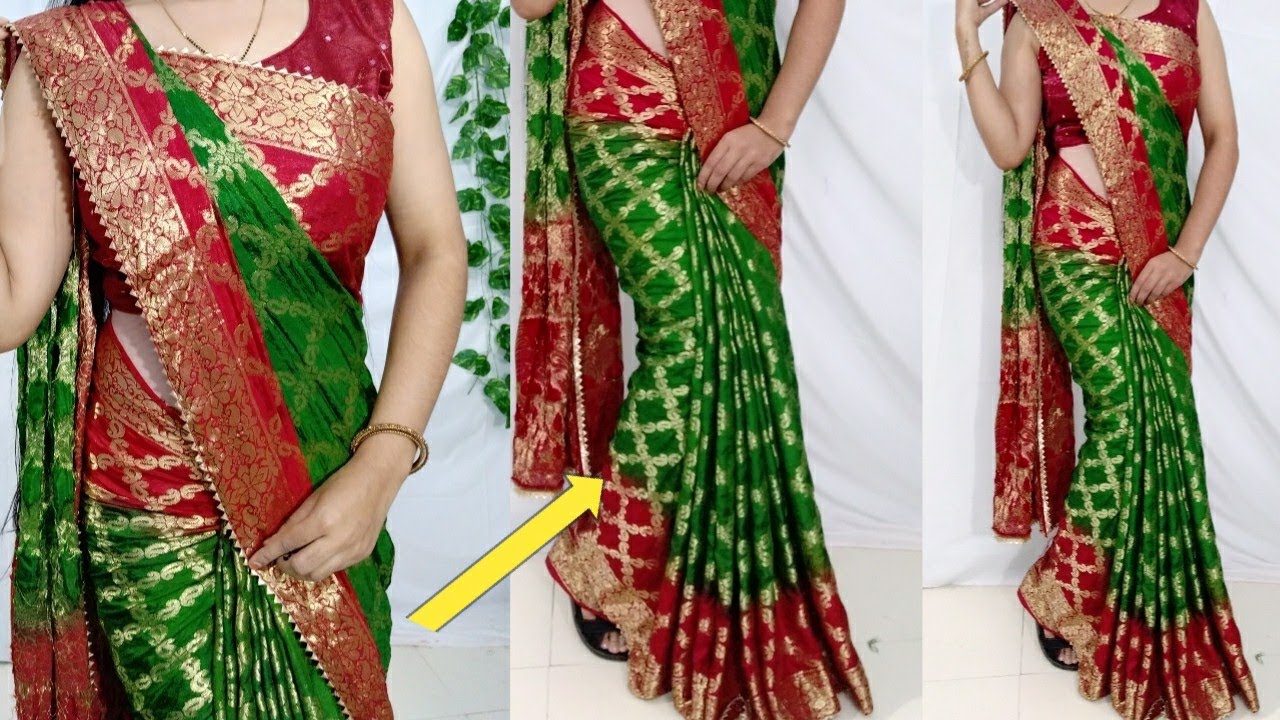 How To Make Center Pleats Properly Look Perfect Drap Your Saree With How To Make Center Pleats Properly Look Perfect Drap Your Saree With