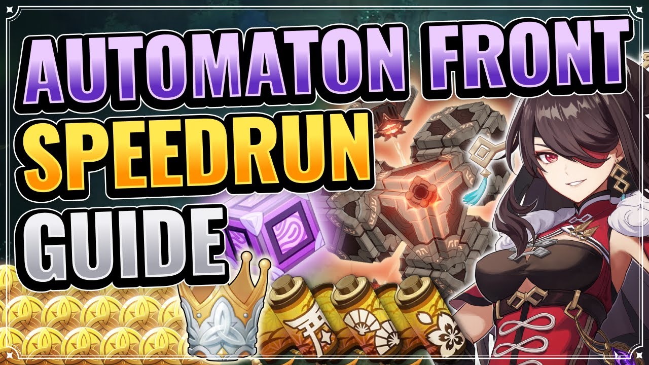 Automation Front Speedrun Guide! (FREE BEIDOU & CROWN!) Genshin Impact ...