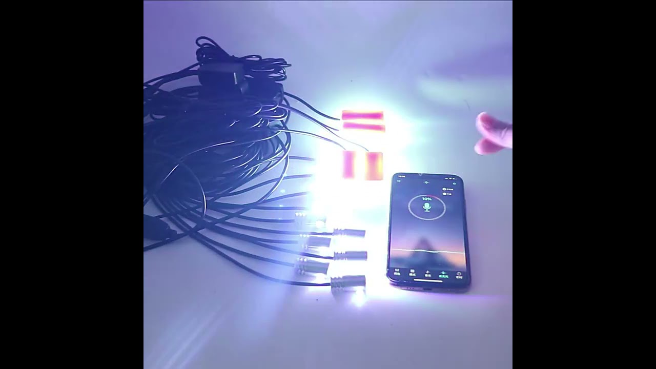 RGB Dashboard Neon Light Strip For Car - YouTube