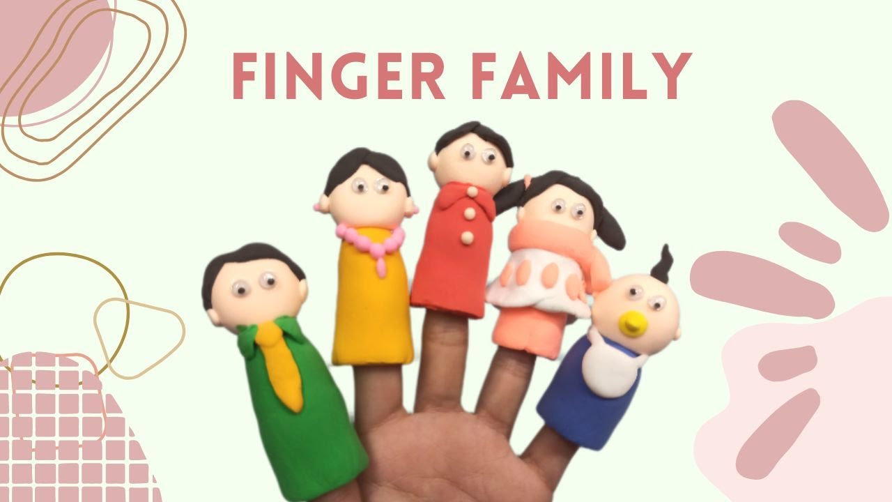 Diy finger family | polymer clay puppet Dolls - YouTube