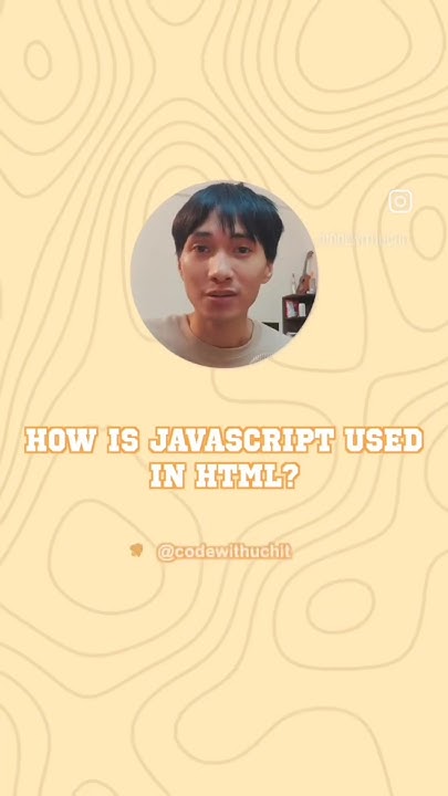 How is Javascript used in HTML? - YouTube