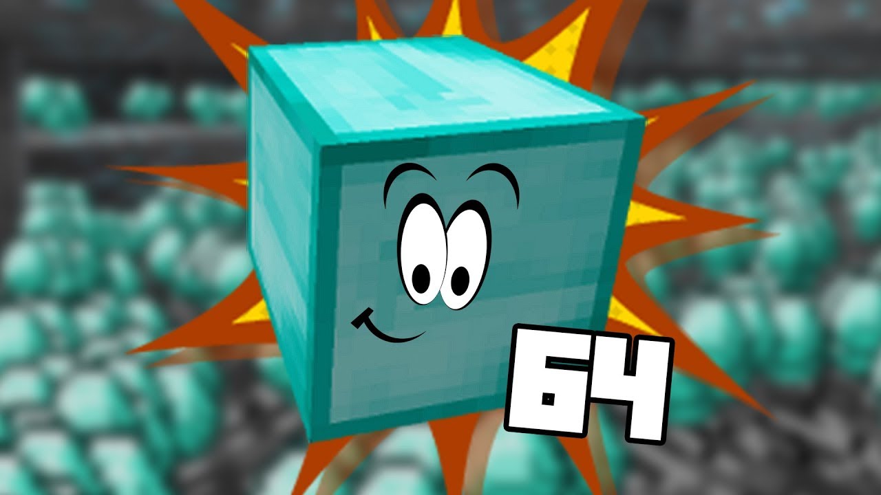 64 DIAMOND BLOCKS IN 1 KEER! (Minecraft Skybounds #3) - YouTube