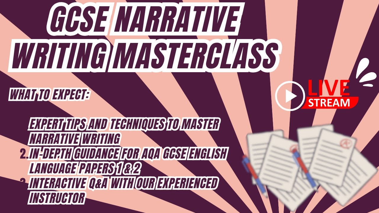 GCSE Narrative Writing - SCRBBLY MASTERCLASS #6 - YouTube