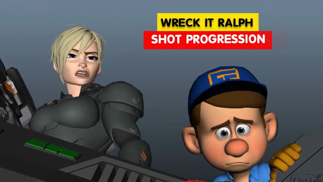 Wreck it Ralph | Calhoun & Felix Shot Progression | Animation ...
