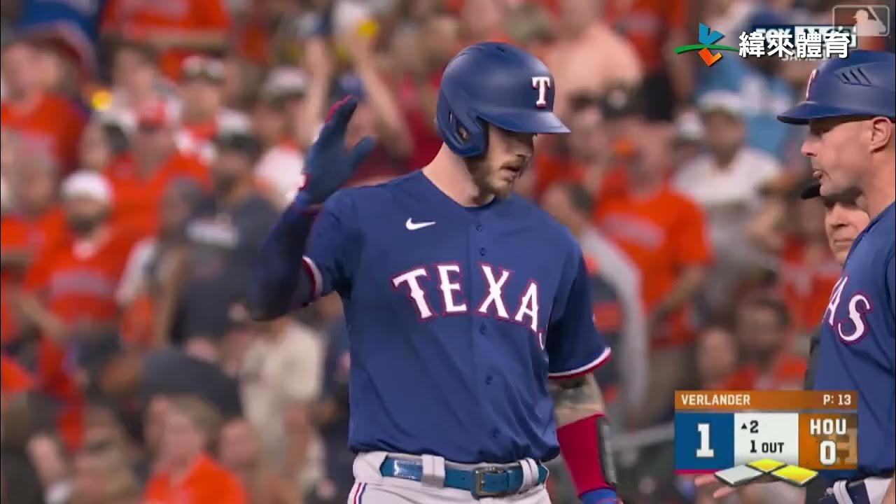 【2023MLB】Jonah Heim適時建功！中右外野安打助遊騎兵先馳得點 - YouTube