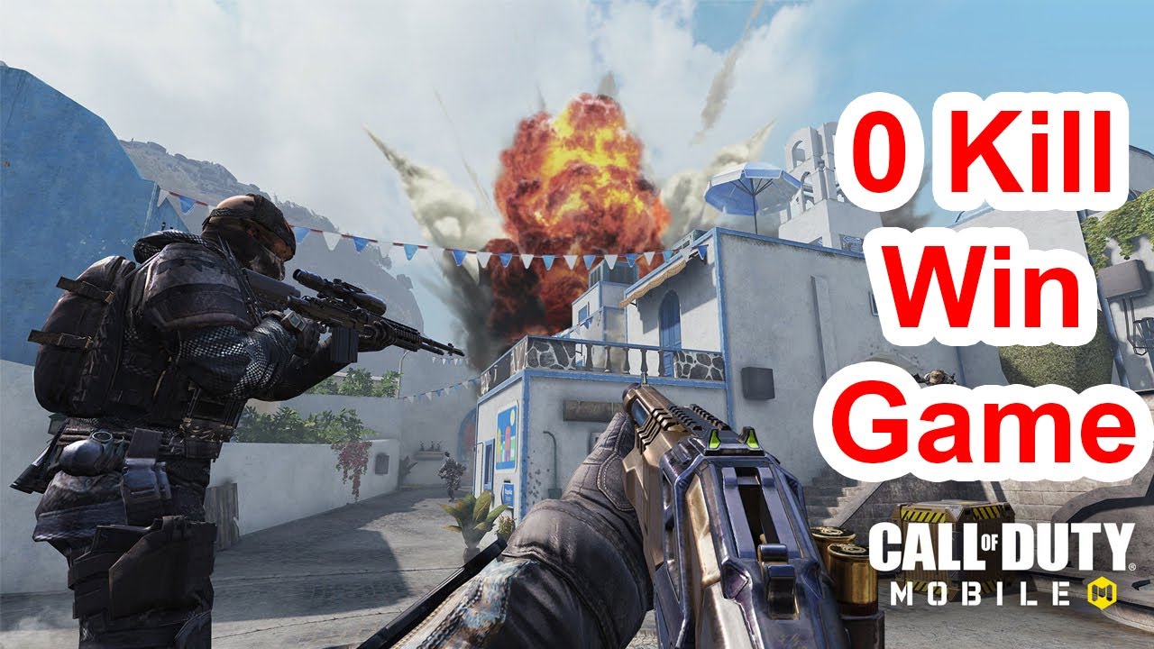 0 kill win call of duty mobile match - YouTube