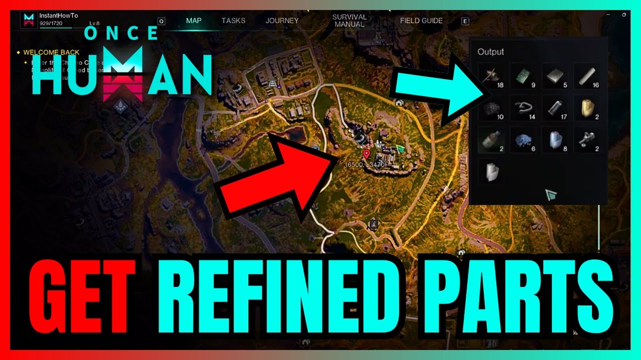 How To Get REFINED PARTS In Once Human (FULL GUIDE) - YouTube
