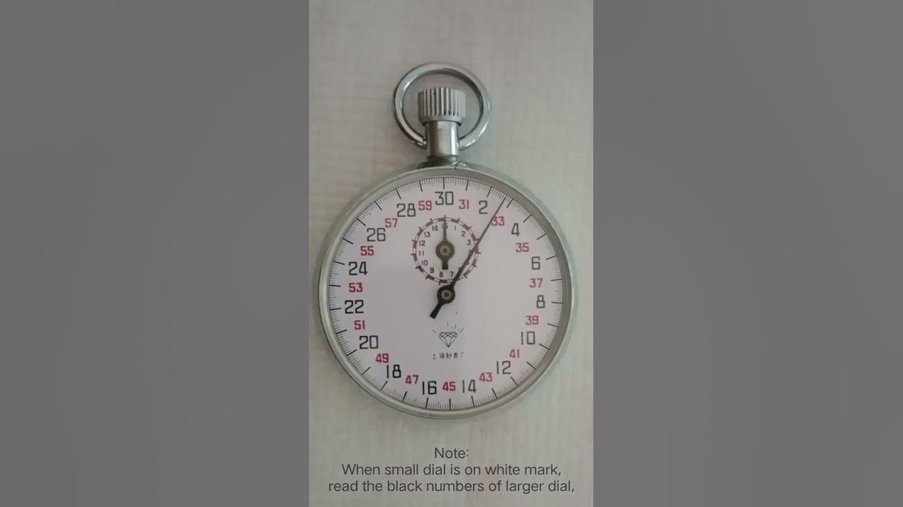 Analogue stopwatch | How analogue stopwatch works? | How to read from ...