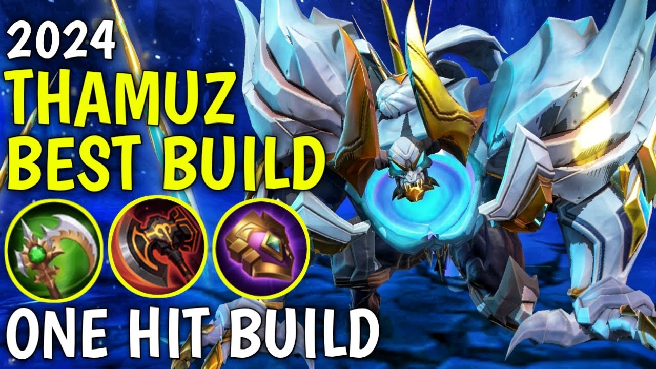 THAMUZ BEST BUILD 2024 | TOP 1 GLOBAL THAMUZ BUILD AND EMBLEM | THAMUZ ...