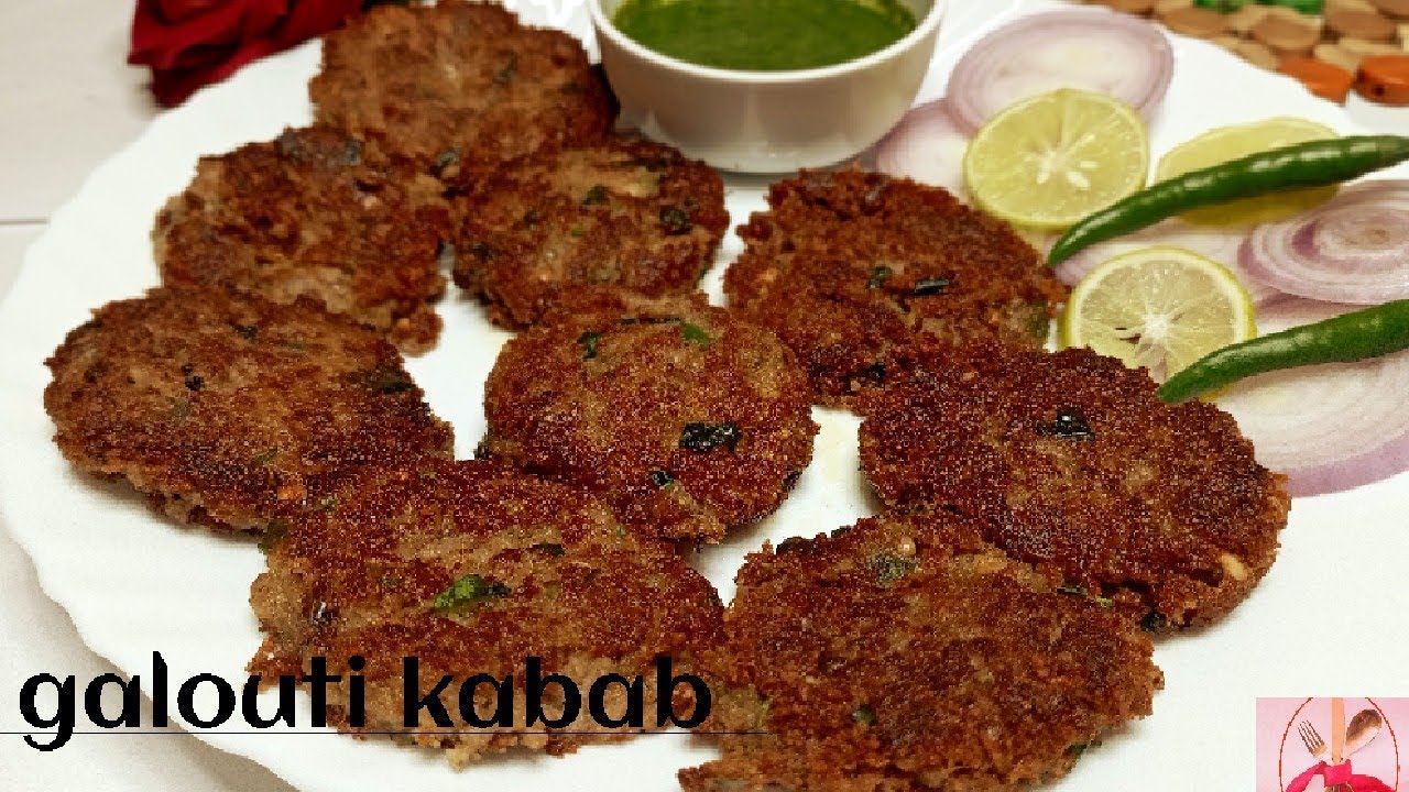 Galouti Kabab Recipe| Lucknow Famous Galawati kabab Recipe - YouTube