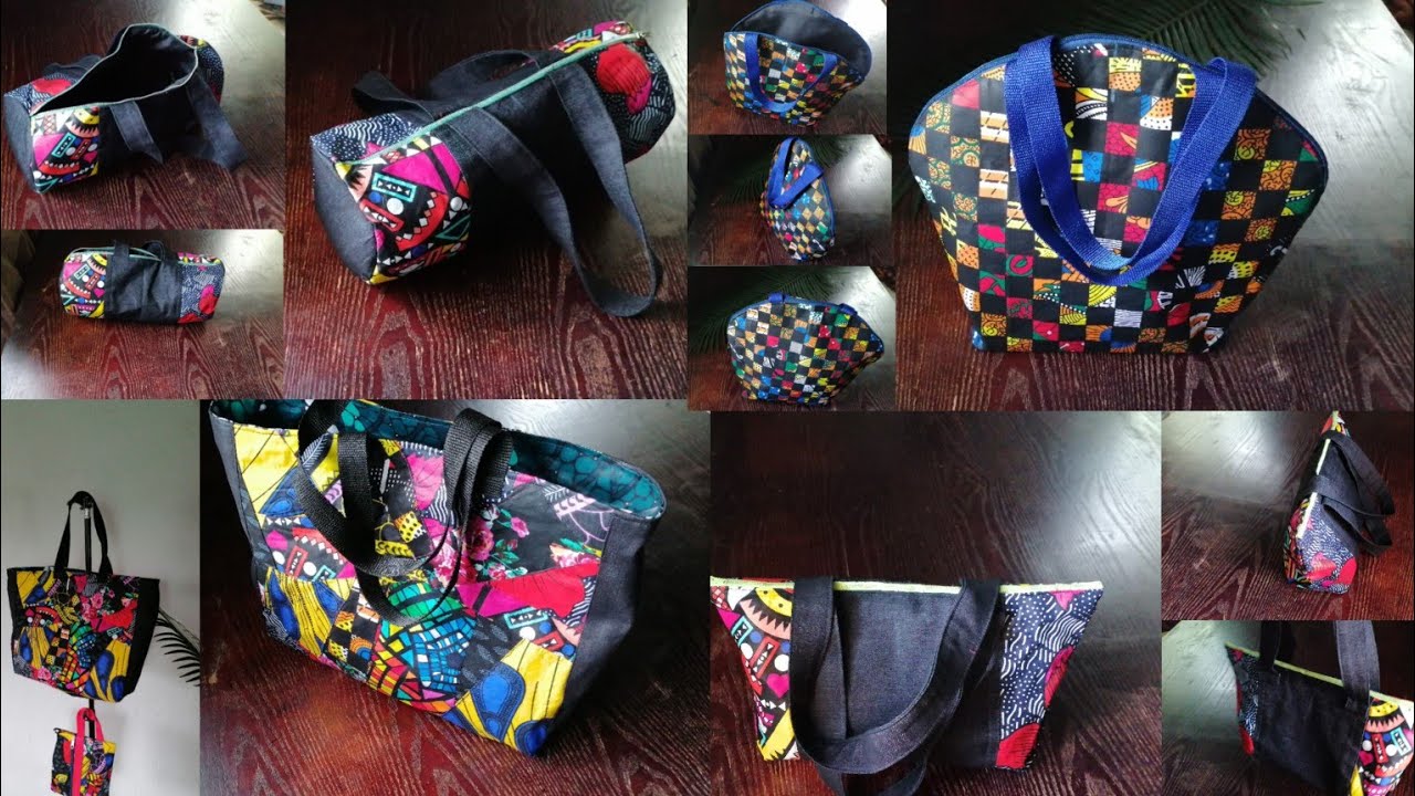 Diy bag cutting and stitching // Tutorial compilation part 4 - YouTube