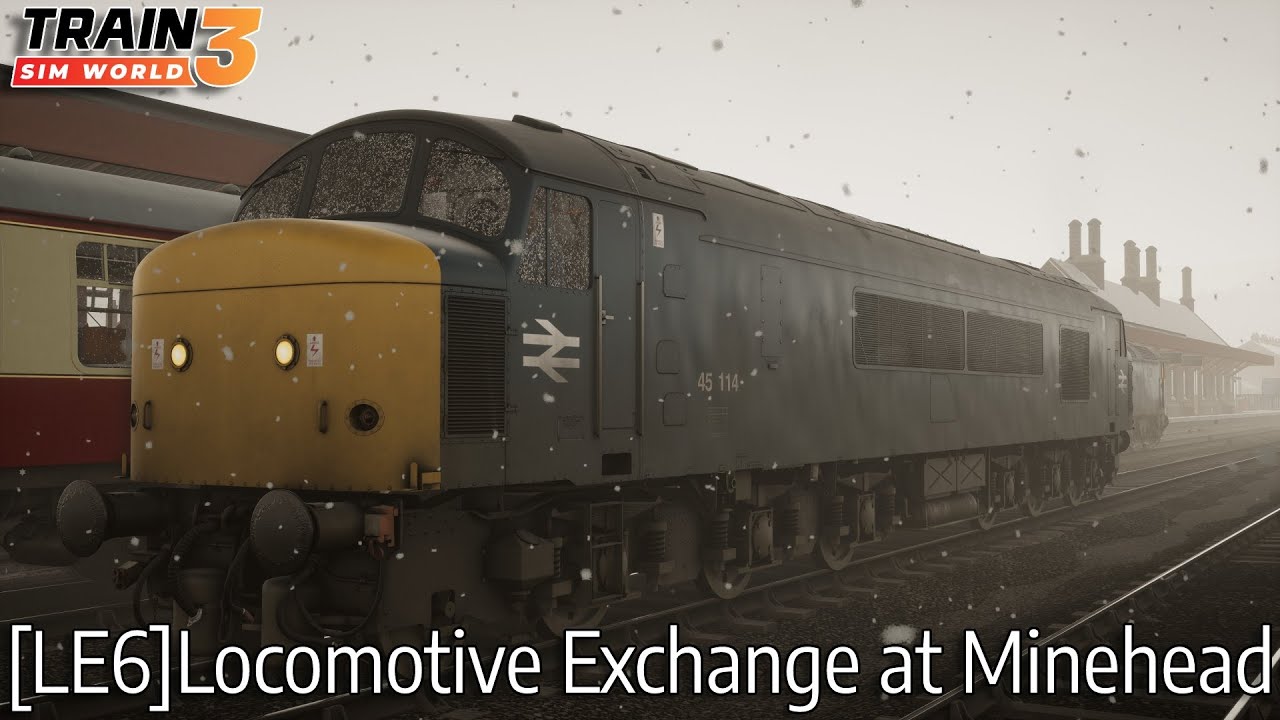 [LE6]Locomotive Exchange at Minehead - West Somerset Railway - Class 45 ...