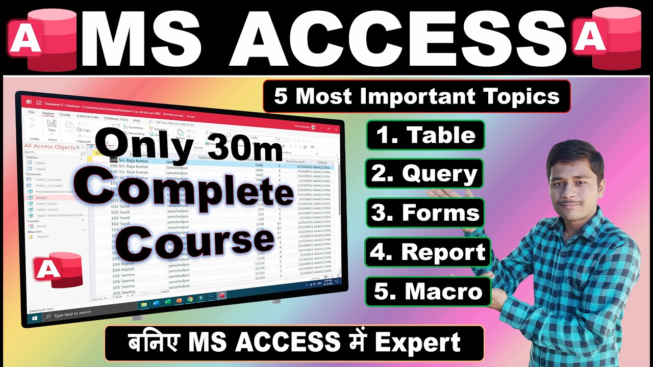 5 Most Important Topics In MS Access In Hindi MS Access Complete 5-most-important-topics-in-ms-access-in-hindi-ms-access-complete