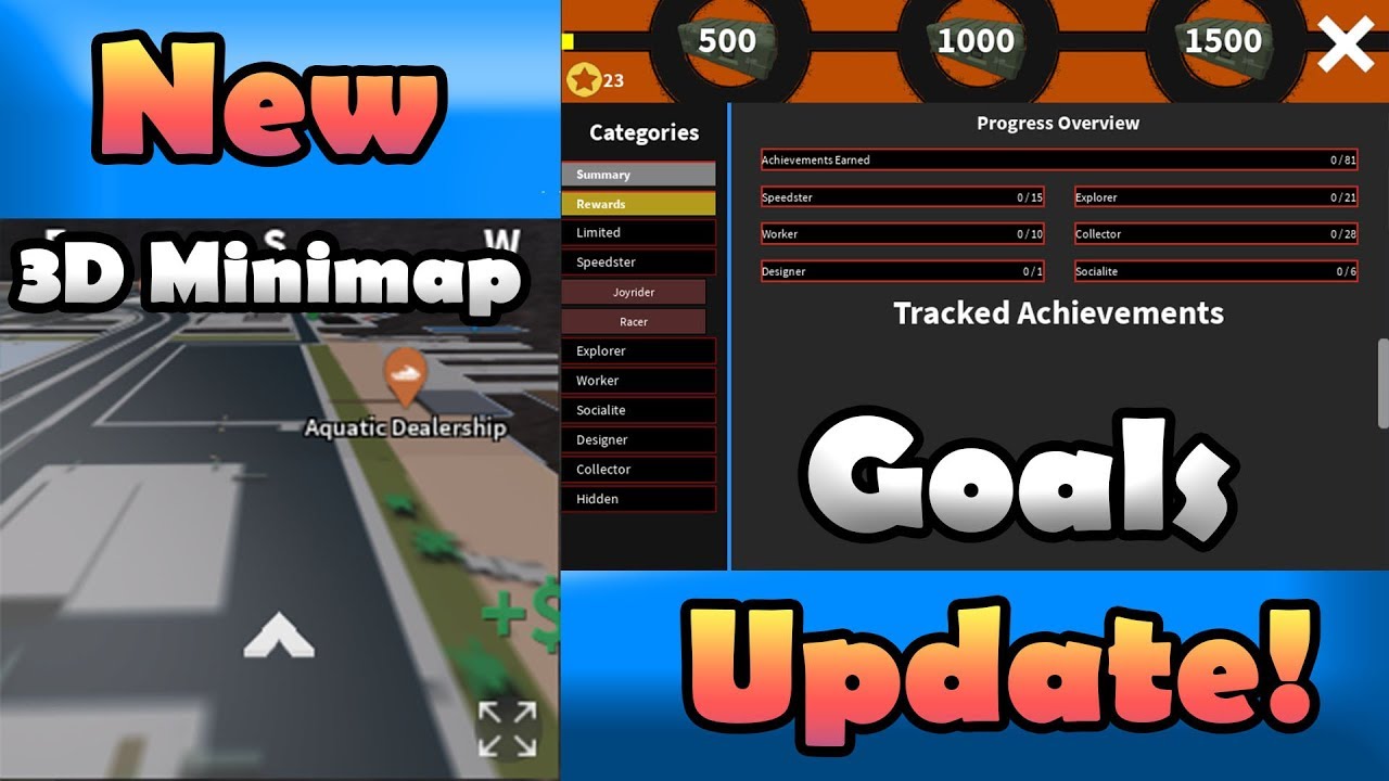 NEW UPCOMING UPDATE! NEW GOALS AND 3D MINIMAP! | Roblox: Vehicle ...