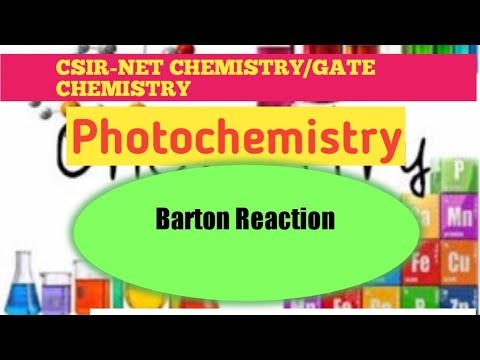 Barton Reaction/Mechanism/ Photochemistry For CSIR-NET - YouTube