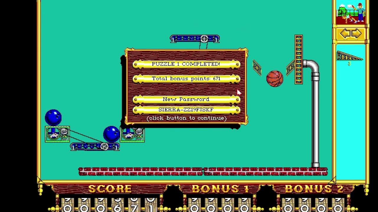 90's PC game: The Incredible Machine basic explanation - YouTube