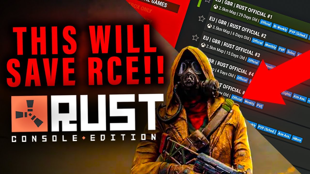 RUST CONSOLES BIGGEST UPDATE IS HAPPENING! - YouTube