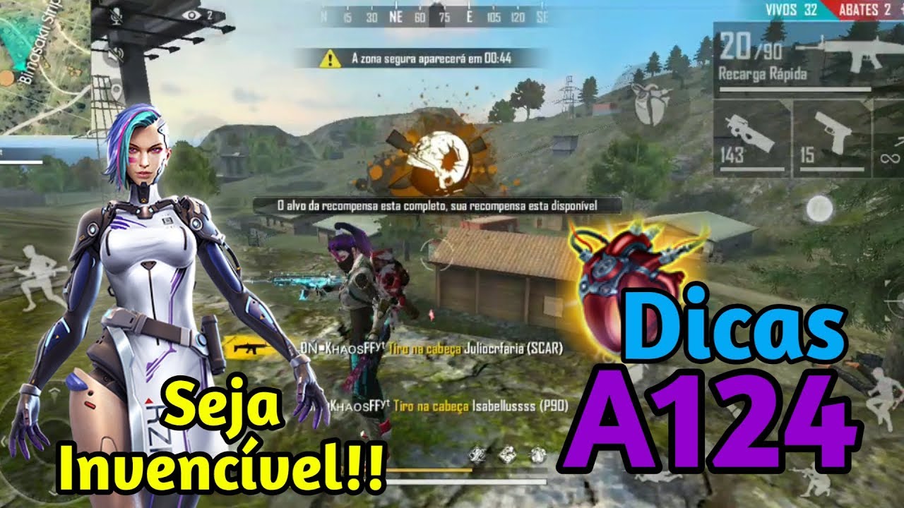 Dicas e Estratégias da Personagem A124 - Free Fire - YouTube