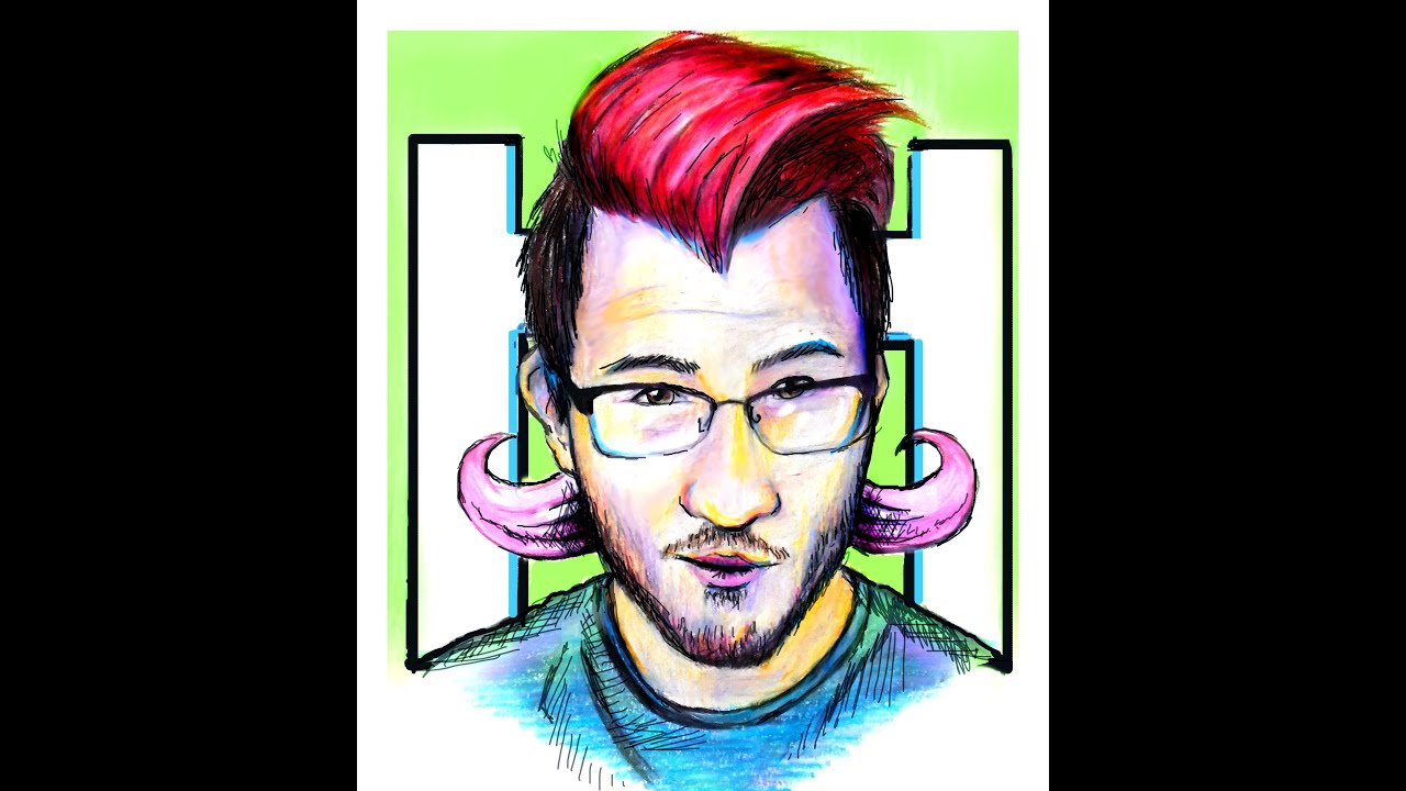 Markiplier Timelapse Drawing [FAN ART] - YouTube