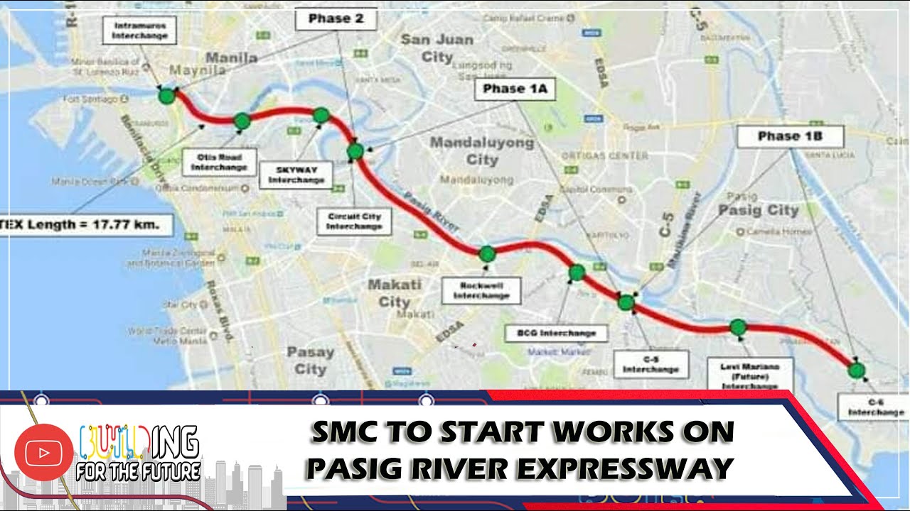 SMC to start works on Pasig River Expressway - YouTube