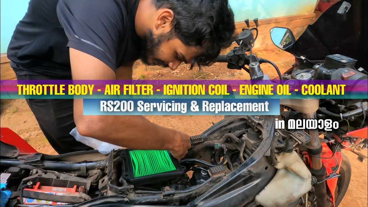 RS200 Full servicing and Replacement| Detailed video in മലയാളം ️ - YouTube