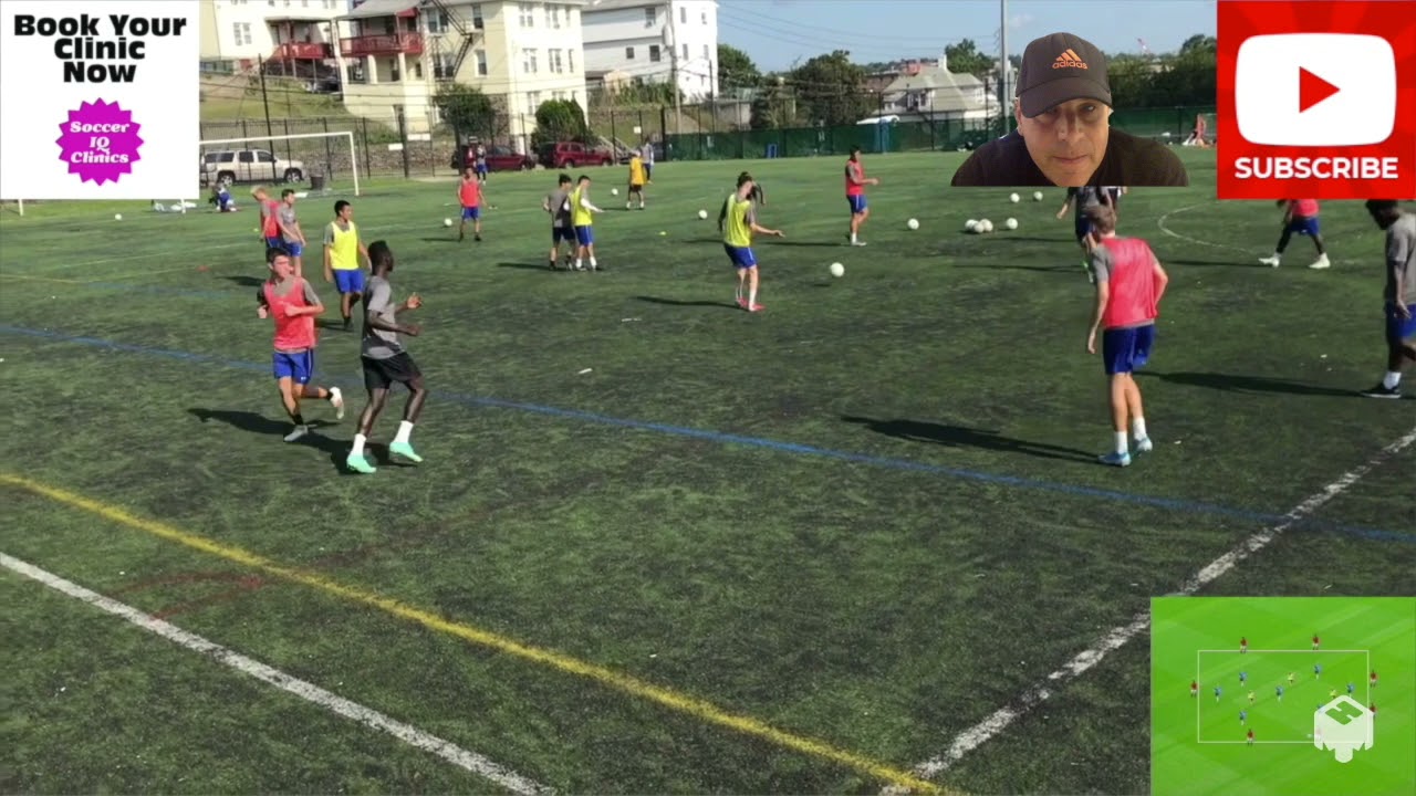 7v7+3 Positional Soccer Rondo Exercise - YouTube