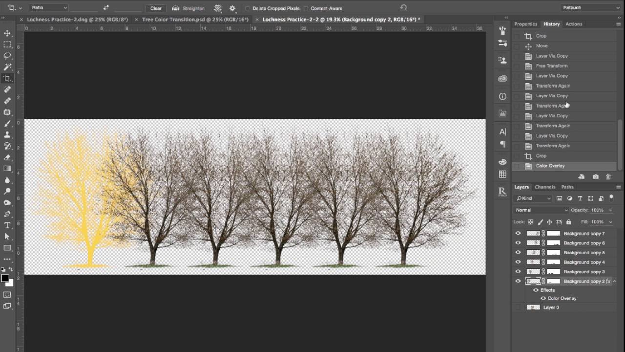 Using Photoshop CC's Color Overlay On A Photograph - YouTube