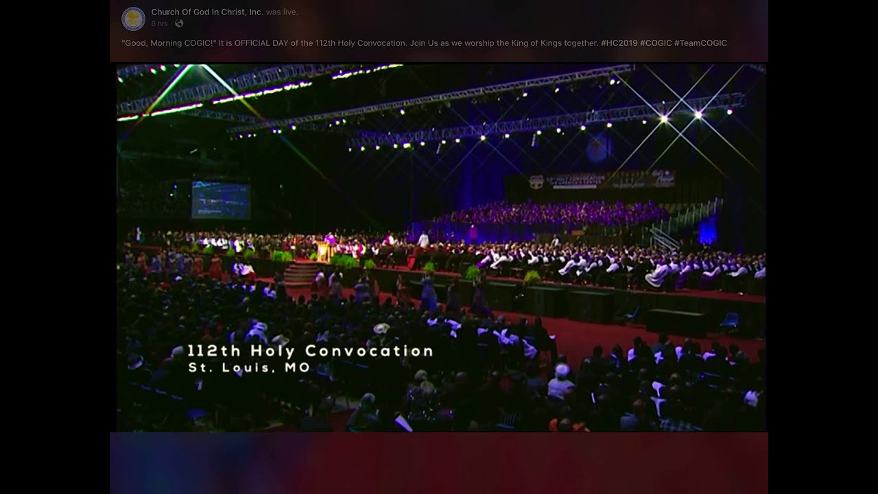 112th COGIC Holy Convocation Official Day Praise Break - YouTube