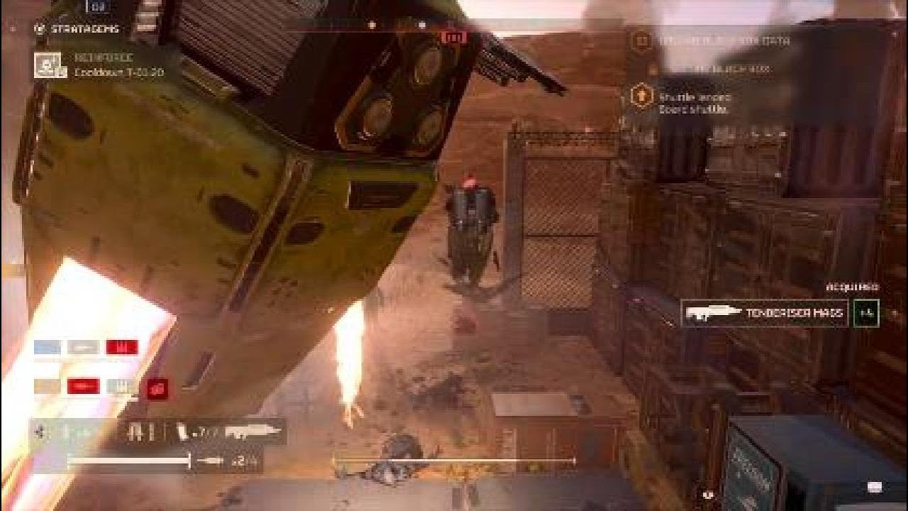 Getting Crushed Mid Flight: Helldivers 2 - YouTube