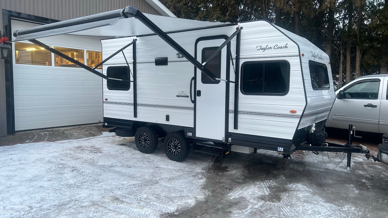 Taylor Coach 2022 17’ side door - YouTube