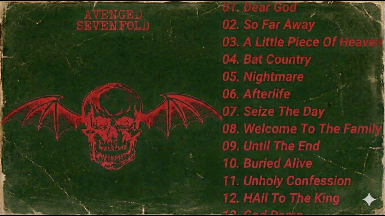 The Best Of Avenged Sevenfold Album | Best Songs of All Time - YouTube